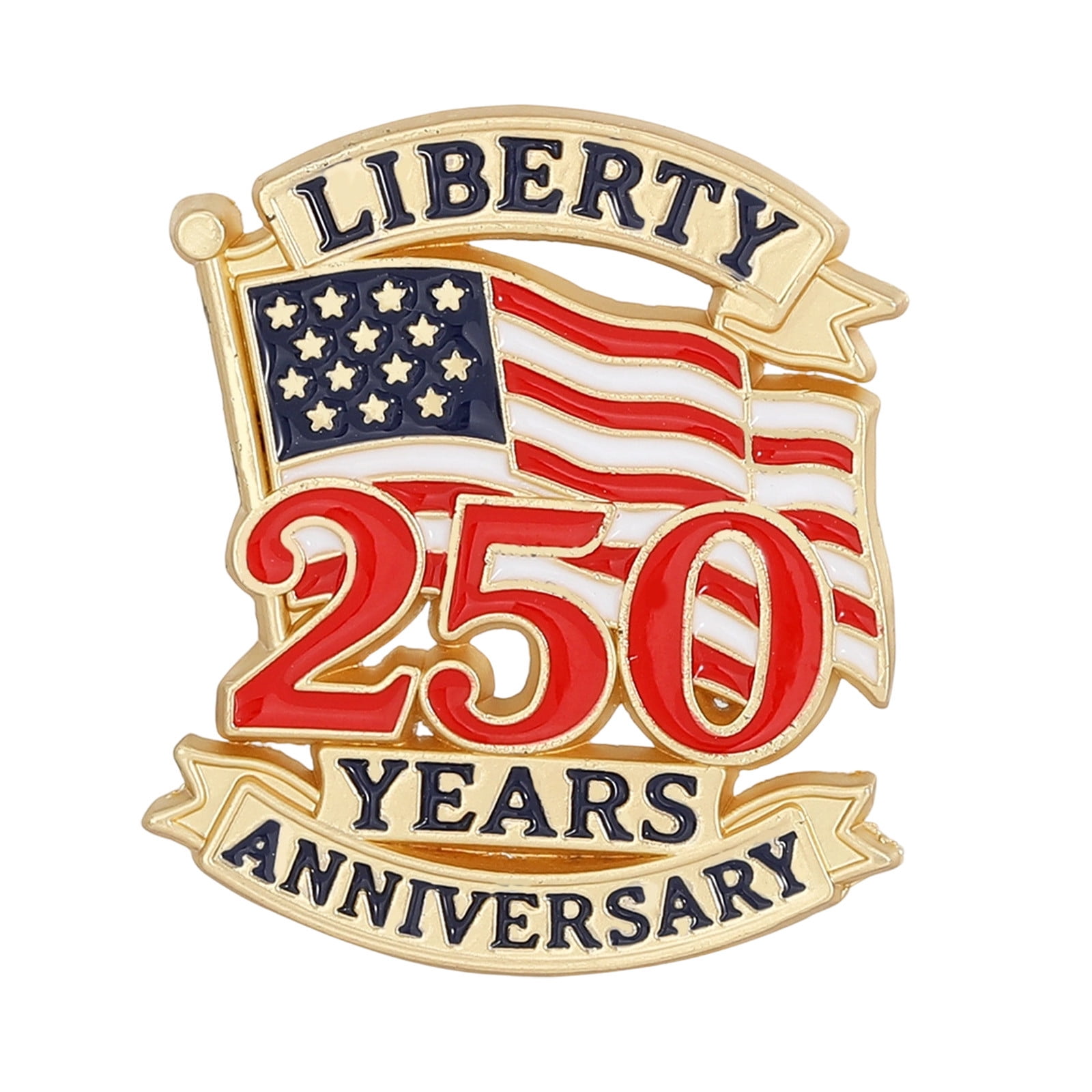 US 250th Anniversary Brooch Pin for Men Women America 1776-2026 Patriot ...