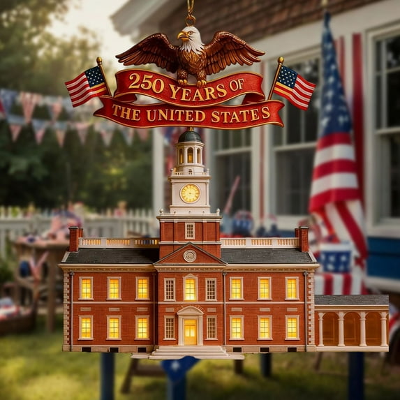 US 250th Anniversary Ornament 2026 Bald Eagle – American Heritage ...