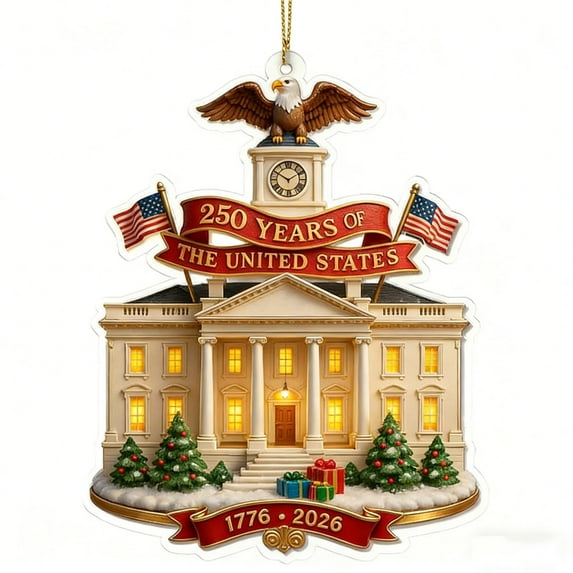 US 250th Anniversary Ornament, 250 Years of The United States ...