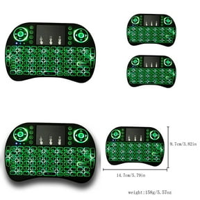 2.4Ghz H18 Mini Wireless Keyboard Touchpad Combo with 3 Level Backlit ...