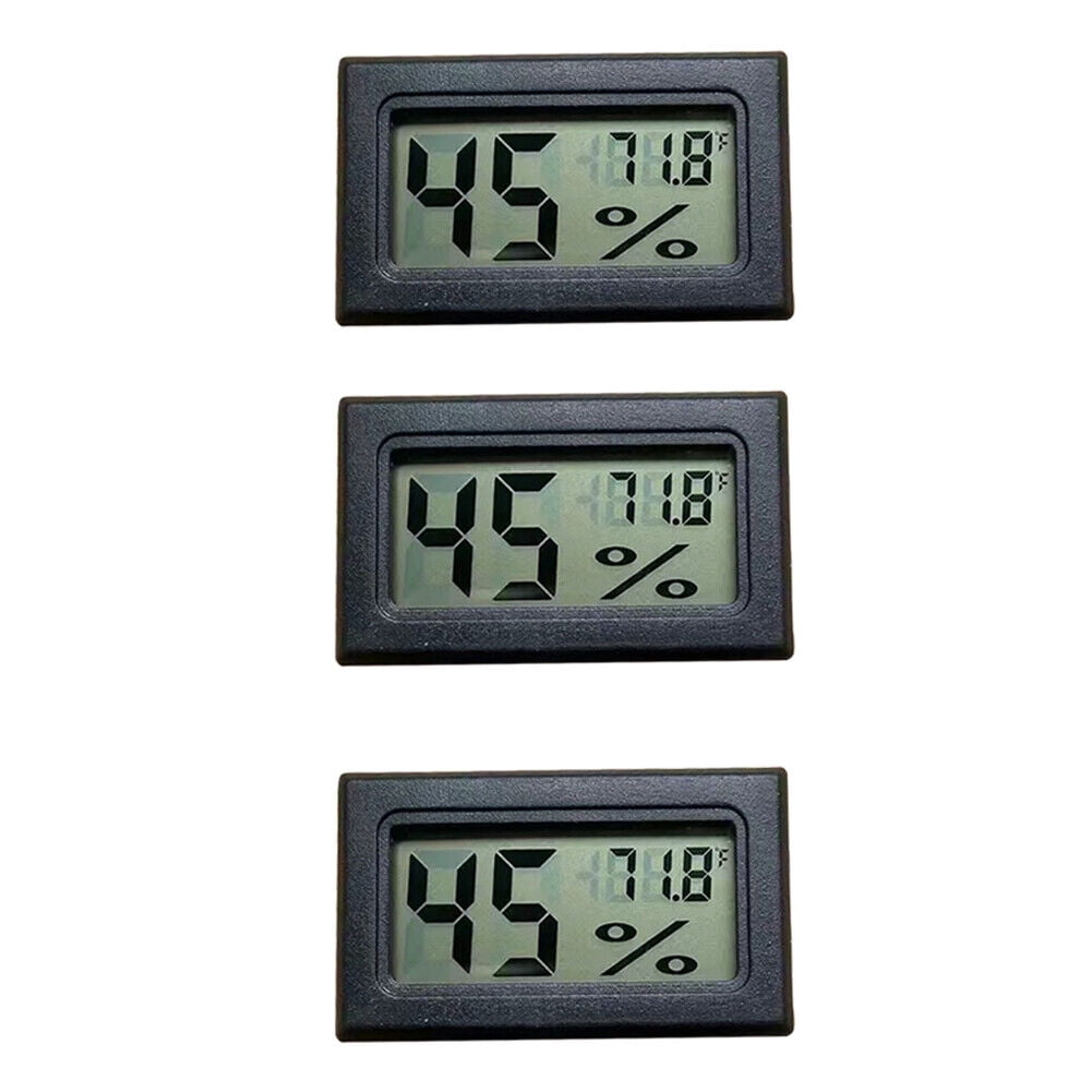 US 3-6 Pack Digital Indoor LCD Temperature Humidity Meter Gauge ...