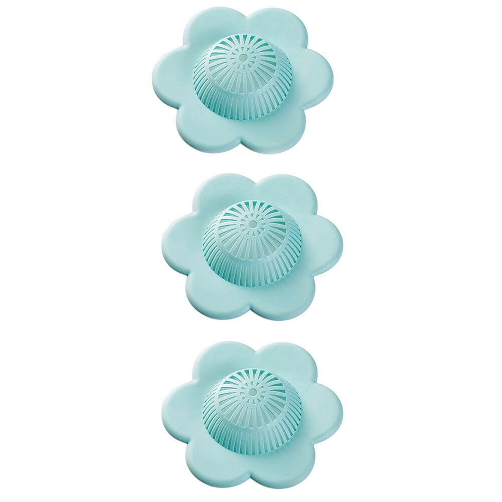 US 3 Silicone Sink Hair Catcher Stopper Bathtub Shower Drain Plug Cover ...