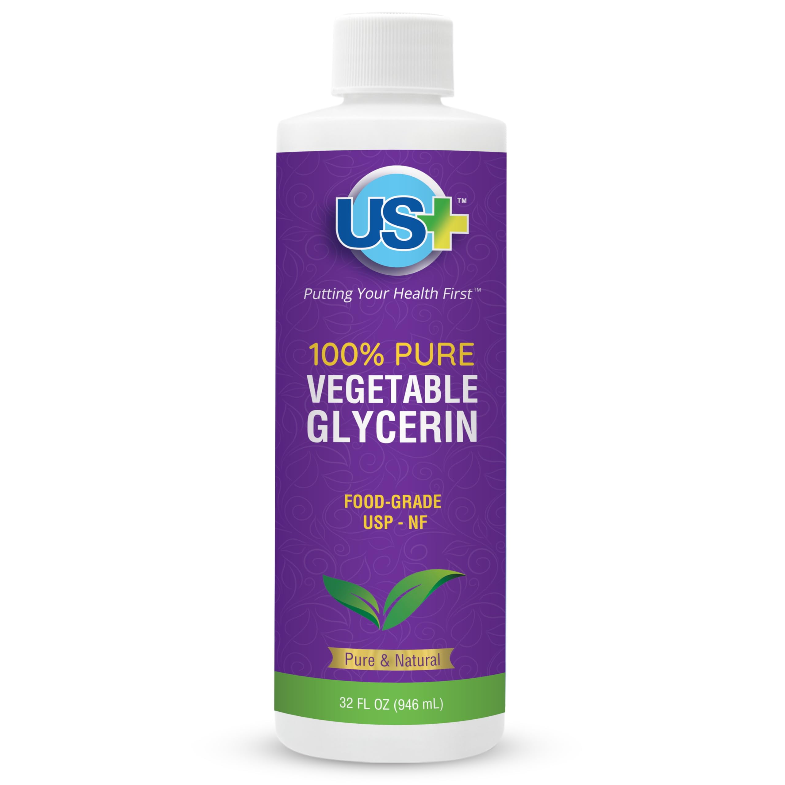 US+ 32oz 100% Pure BCA3 Vegetable Glycerin - Pharmaceutical & Food ...