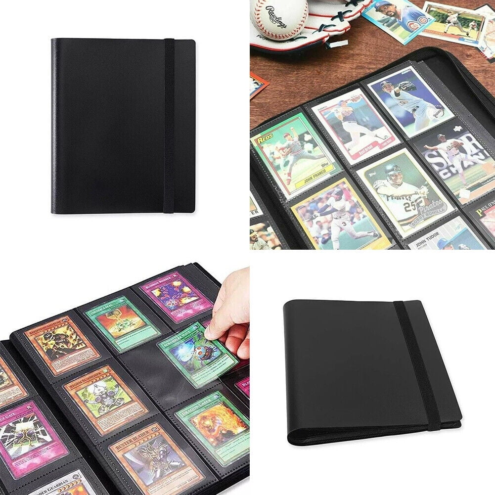 US 360 Card Pocket Binder with Elastic 9 Pocket Trading Cards Album ...
