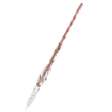 Bueautybox Handmade Glass Dipped Pen Set - Crystal Signature Pen with ...