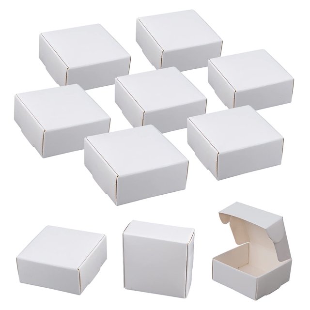 US 50-100 Pack Mini Kraft Jewelry Gift Packing Coin Candy Ornaments ...