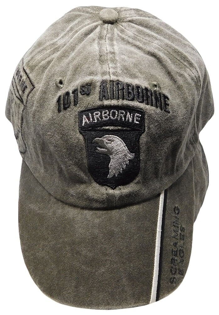 US ARMY 101ST ABN AIRBORNE DIVISION DISTRESSED VINTAGE BASEBALL CAP HAT ...