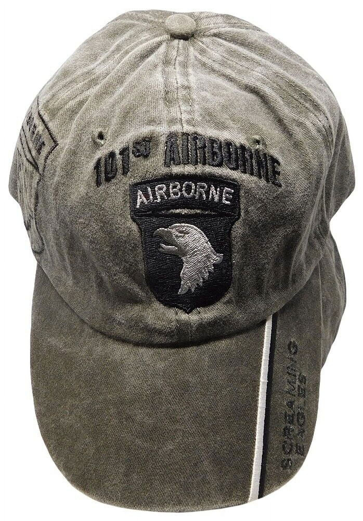 US ARMY 101ST ABN AIRBORNE DIVISION DISTRESSED VINTAGE BASEBALL CAP HAT ...