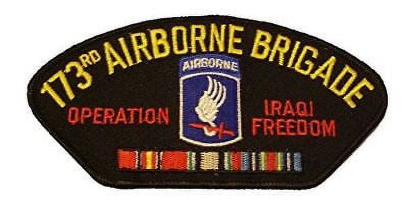 US ARMY 173RD AIRBORNE BRIGADE BCT IRAQI FREEDOM OIF PATCH W/ RIBBONS ...
