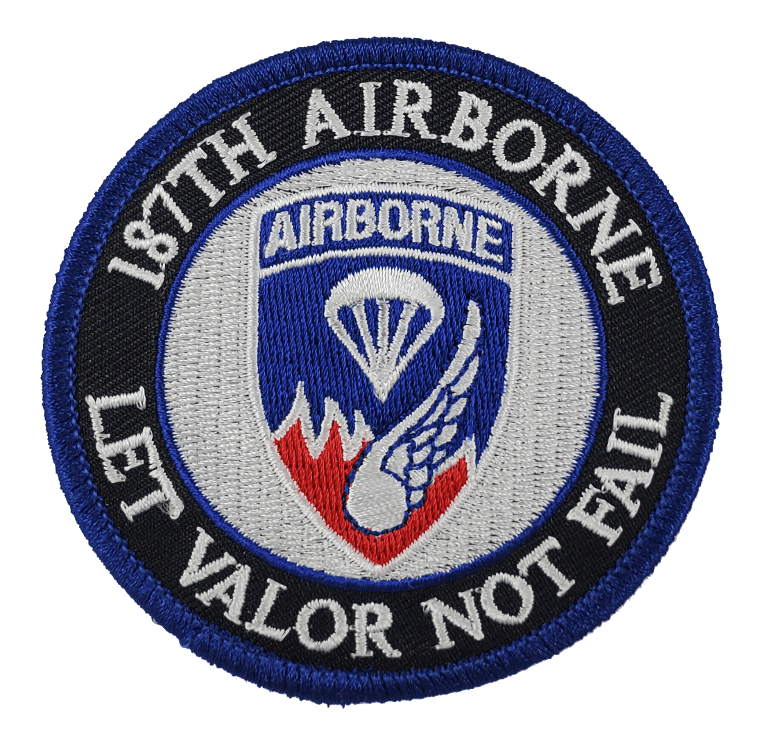 US ARMY 187TH INFANTRY REGIMENT Rakkasans Round PATCH - Color - Veteran ...