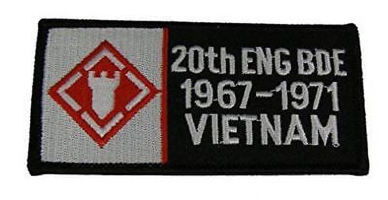 US ARMY 20TH ENGINEER BRIGADE 1967-1971 VIETNAM PATCH VETERAN CASTLE ...