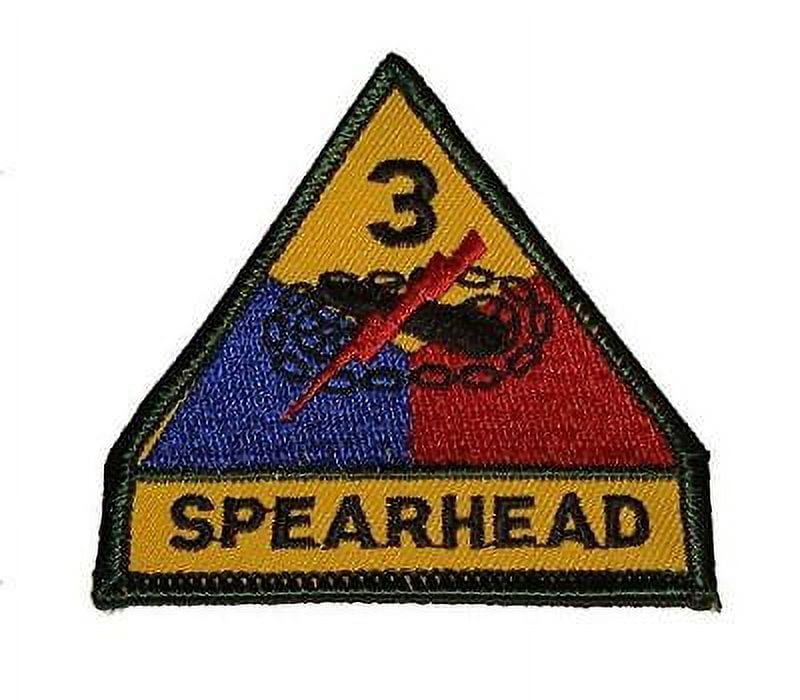 US ARMY 3RD THIRD ARMORED DIVISION AD SPEARHEAD PATCH VETERAN SOLDIER ...