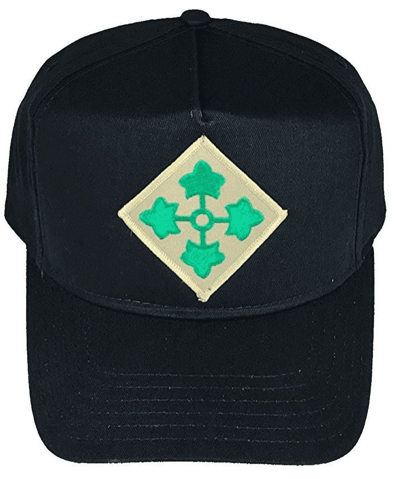 US ARMY 4TH ID FOURTH INFANTRY DIVISION HAT CAP VETERAN IVY IV FORT FT ...