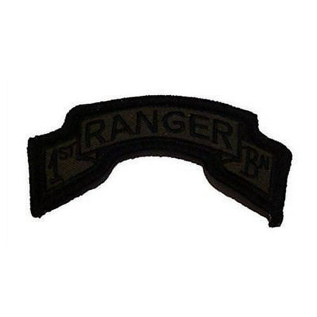 US ARMY FIRST 1ST RANGER BATTALION BN SCROLL PATCH OD GREEN HUNTER ARMY ...