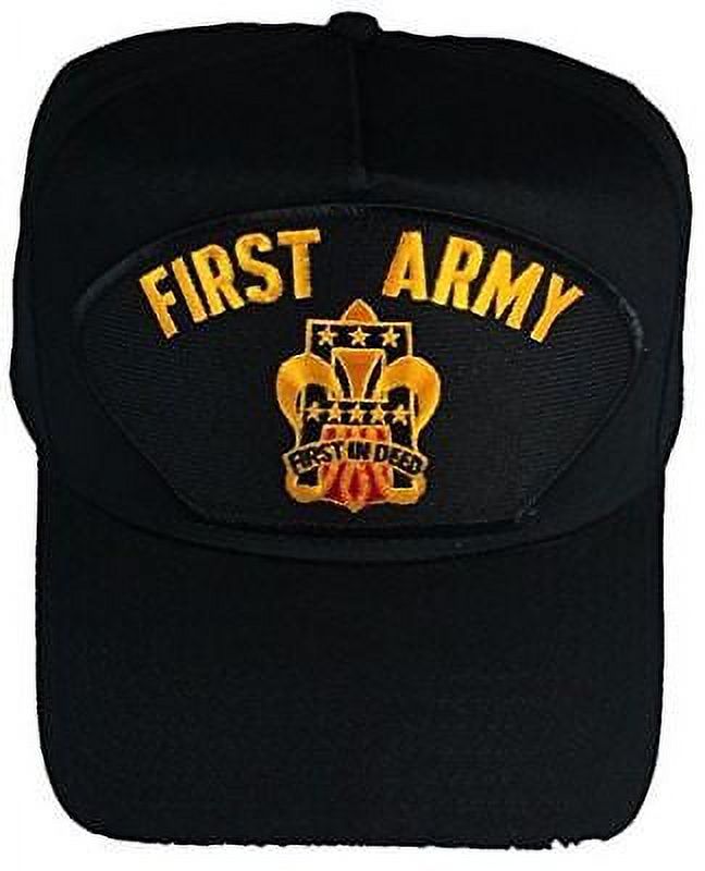 US ARMY FIRST ARMY 1ST FIRST IN DEED HAT CAP VETERAN - Walmart.com