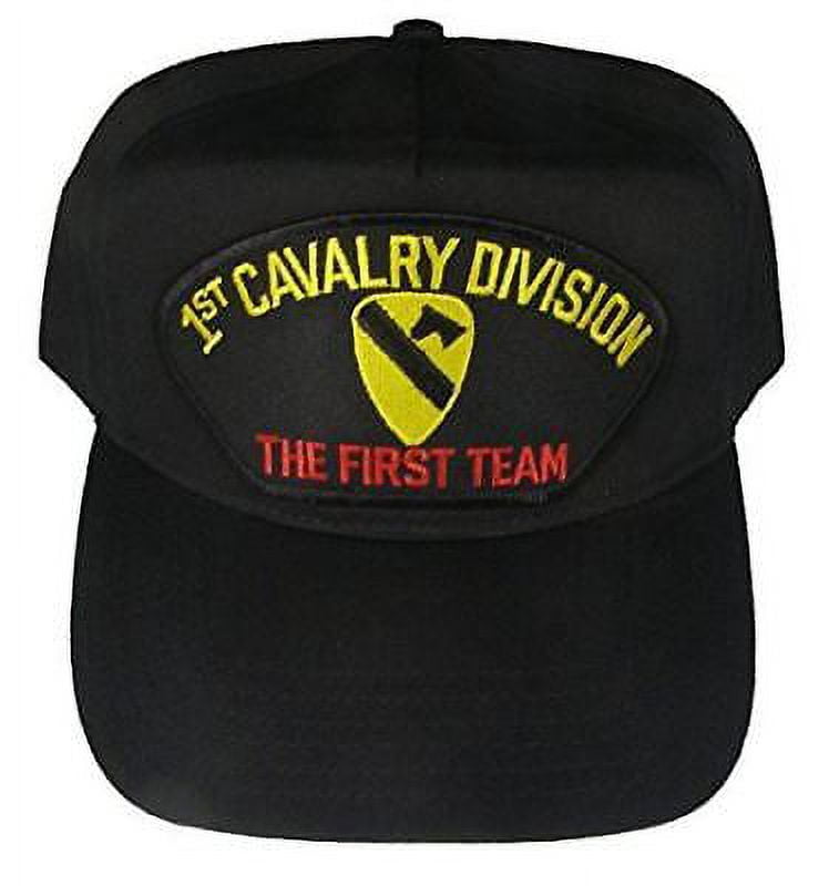 US ARMY FIRST TEAM 1ST CAVALRY DIVISION HAT CAP HORSE FORT HOOD ...