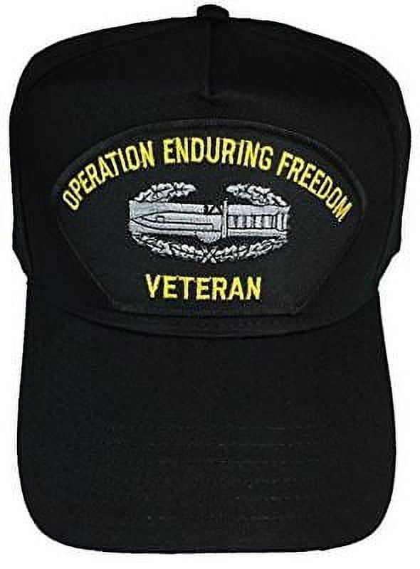 US ARMY OPERATION ENDURING FREEDOM VETERAN W/ COMBAT ACTION BADGE CAB HAT OEF - Walmart.com