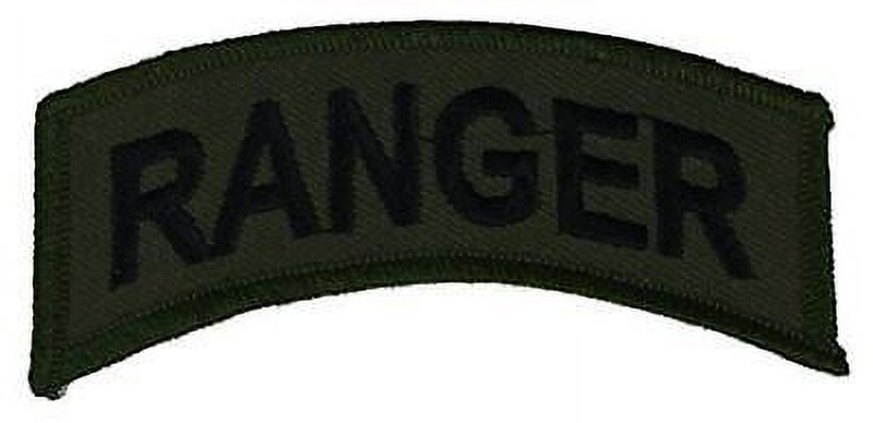 US ARMY RANGER ROCKER TAB PATCH OD GREEN BLACK TAN BERETS LEAD THE WAY ...