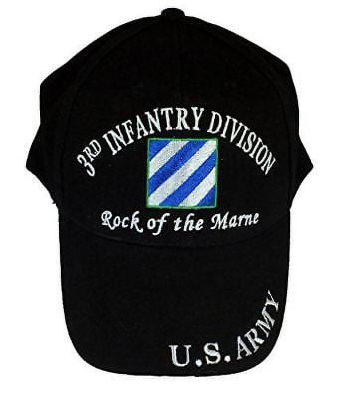 US ARMY THIRD 3RD INFANTRY DIVISION ID EMBROIDERED HAT ROCK OF THE ...