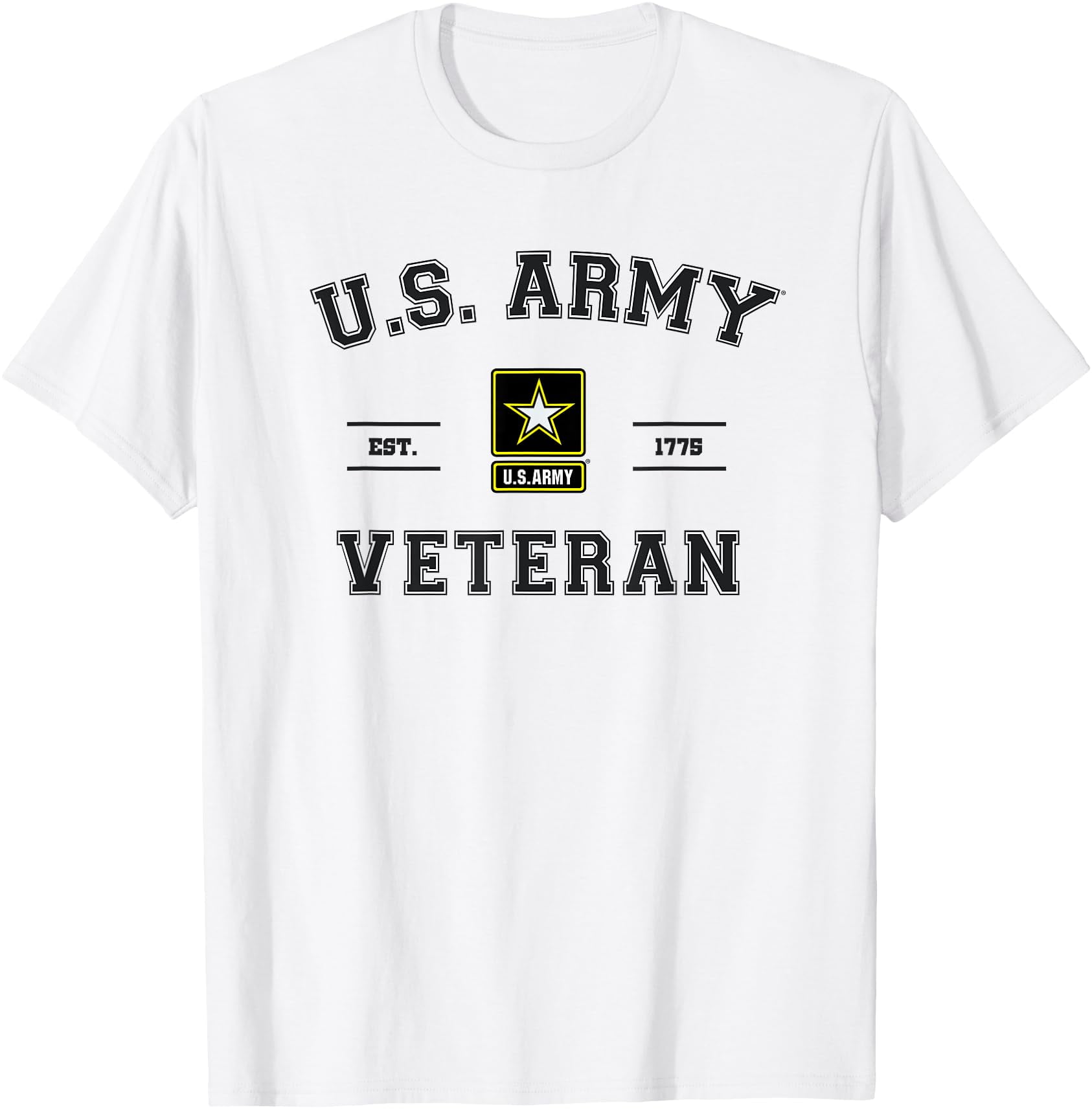 US ARMY VETERAN Est 1775 T-Shirt,Sport Grey color,size 3XL - Walmart.com