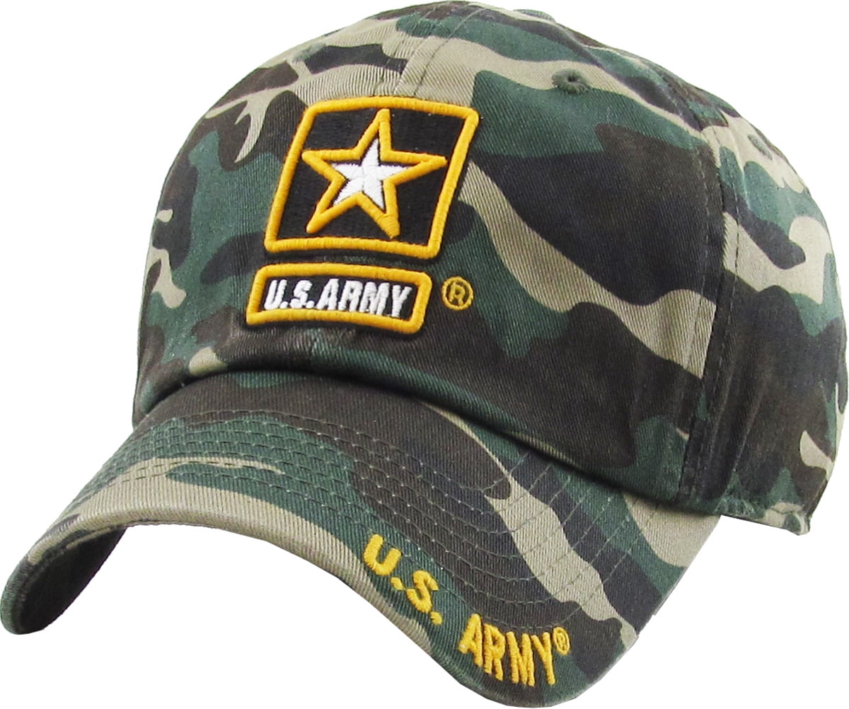 US ARMY Washed Cotton Basball Cap - Walmart.com