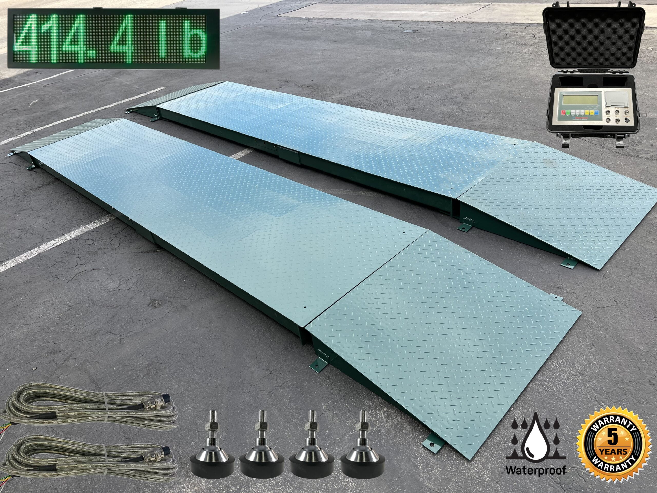 US-AX1030-60K Axle Scale 60,000 lb (M5, Thermal Printer, & Scoreboard ...