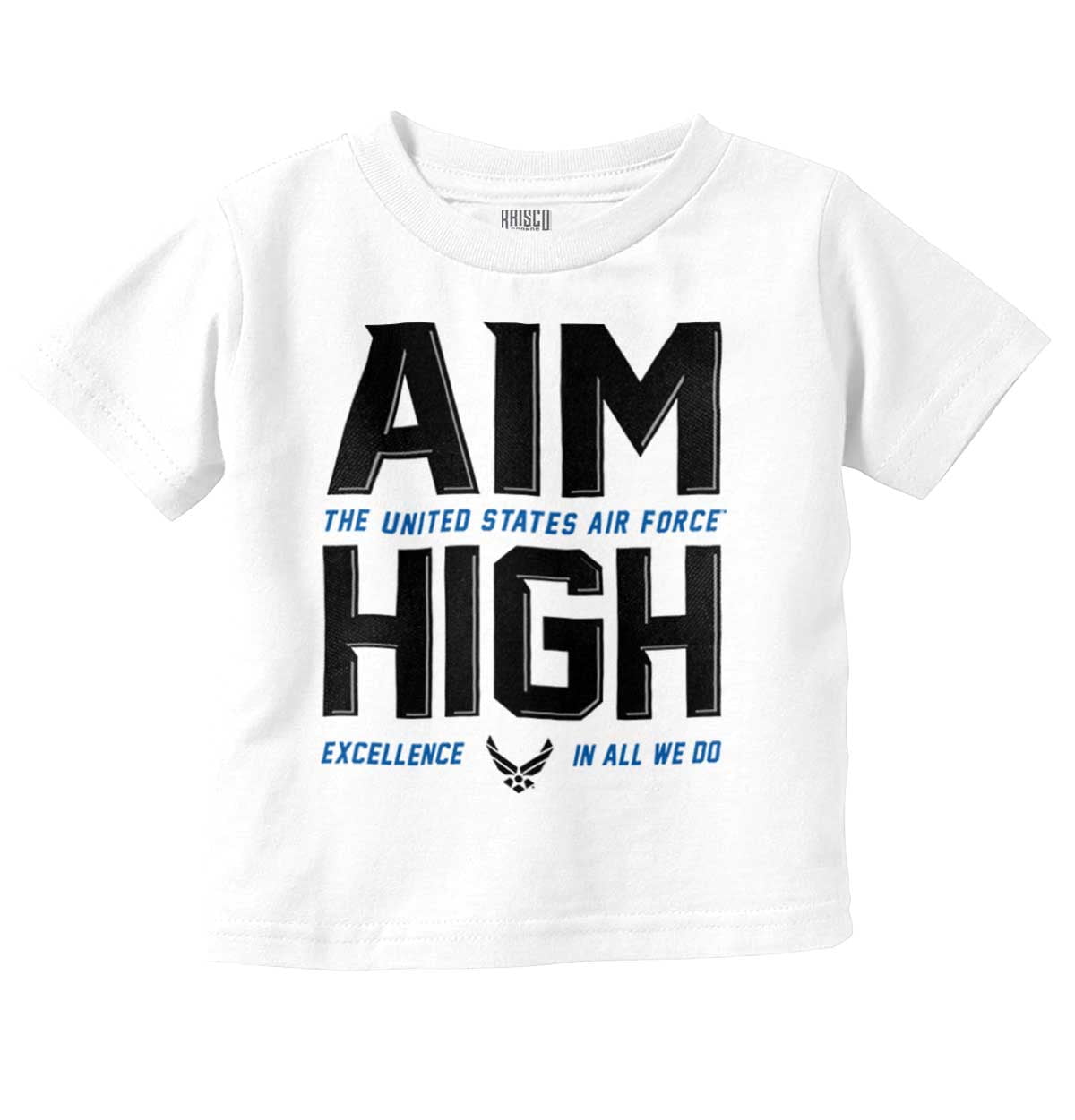 US Air Force Aim High USAF Logo Toddler Boy Girl T Shirt Infant Toddler ...