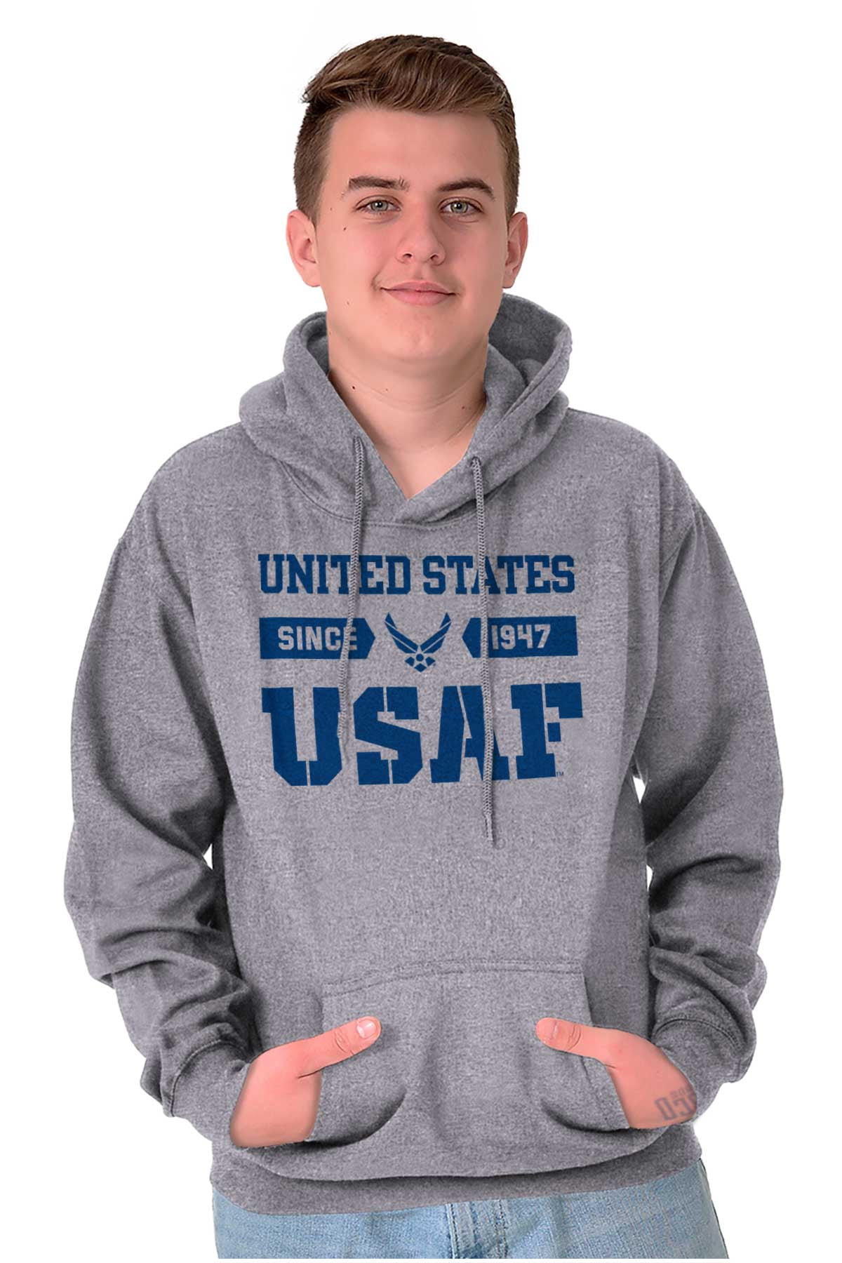 US Air Force Classic USAF Logo Hoodie Sweatshirt Women Men Brisco ...