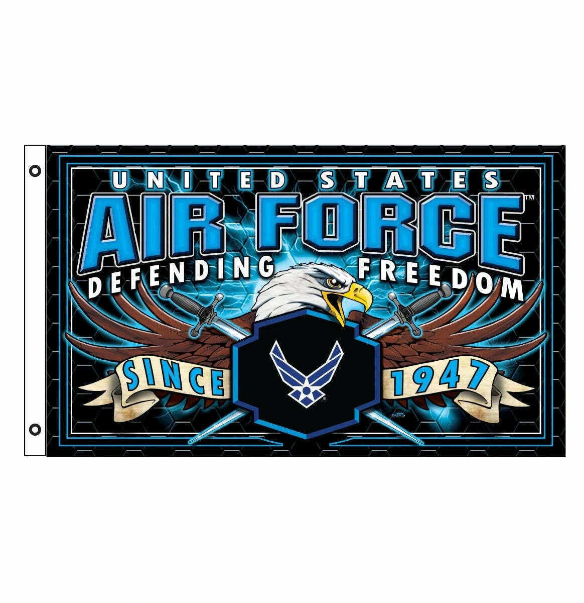 US Air Force Defending Freedom Military Strike Force USAF Flags ...