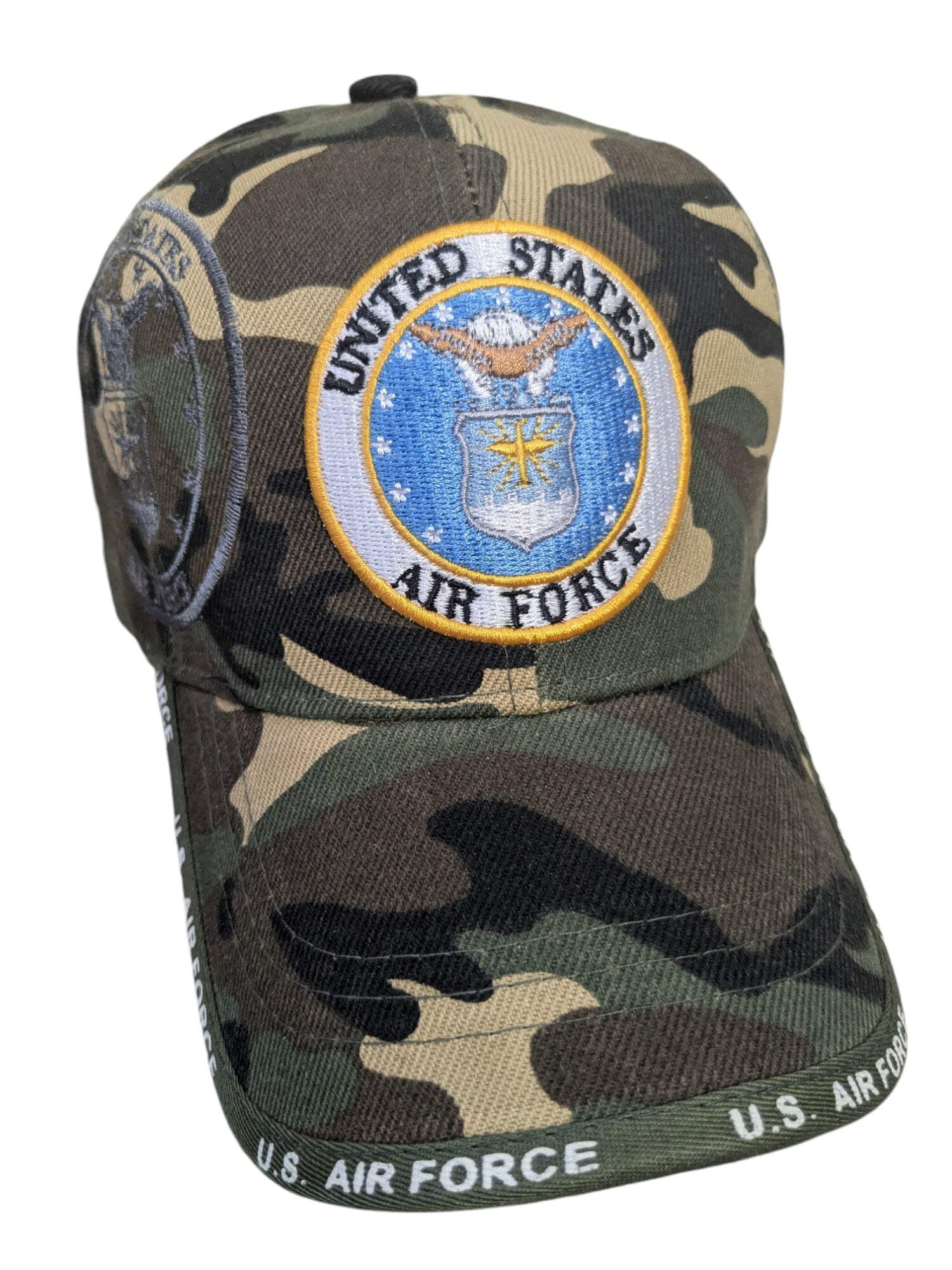 US Air Force Emblem Woodland Baseball Hat Cap - Walmart.com