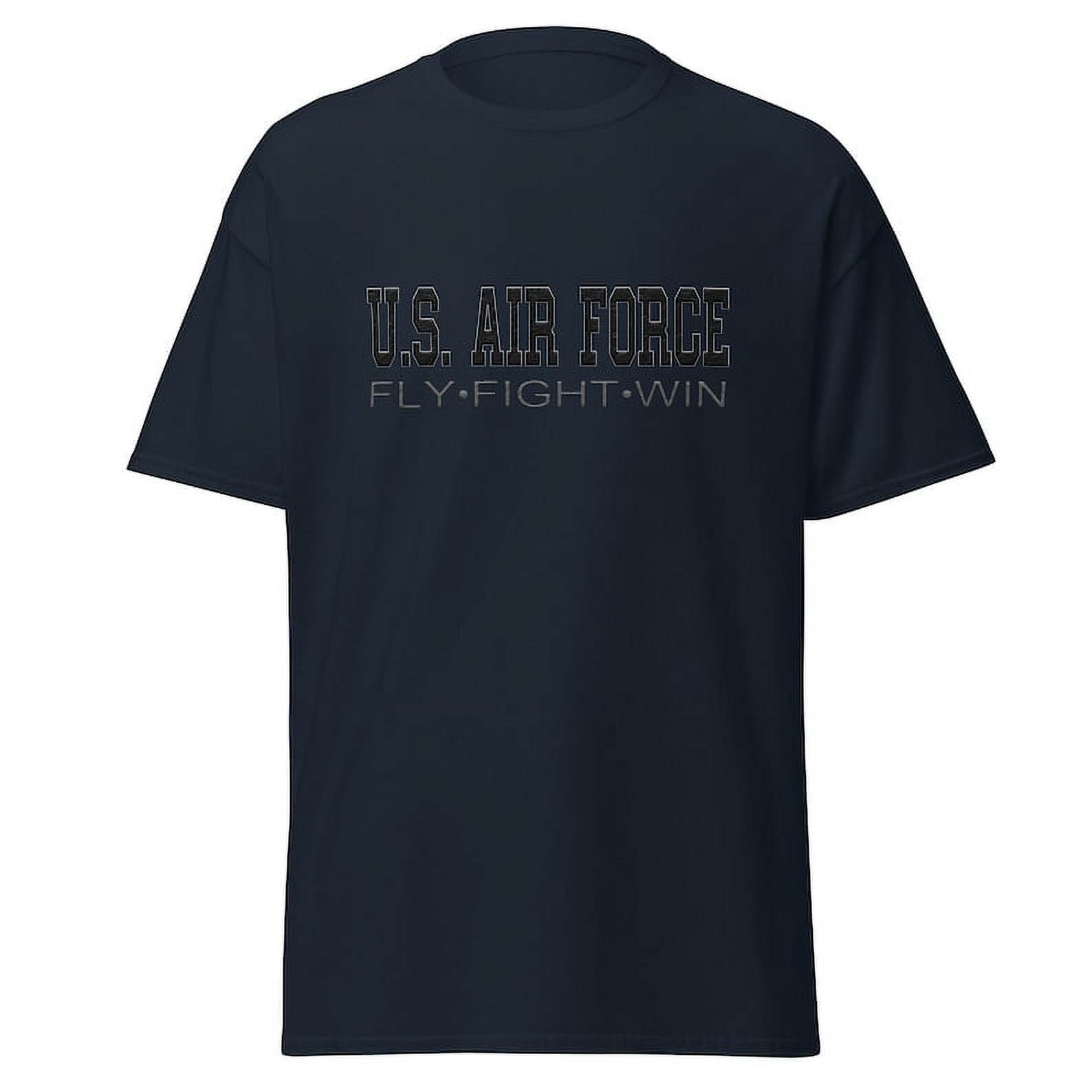 US Air Force Fly-Fight-Win Textured Monochromatic Unisex T-Shirt | USAF ...