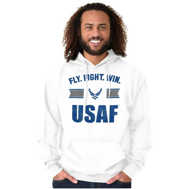 US Air Force Fly Fight Win USAF Hoodie Sweatshirt Women Men Brisco ...