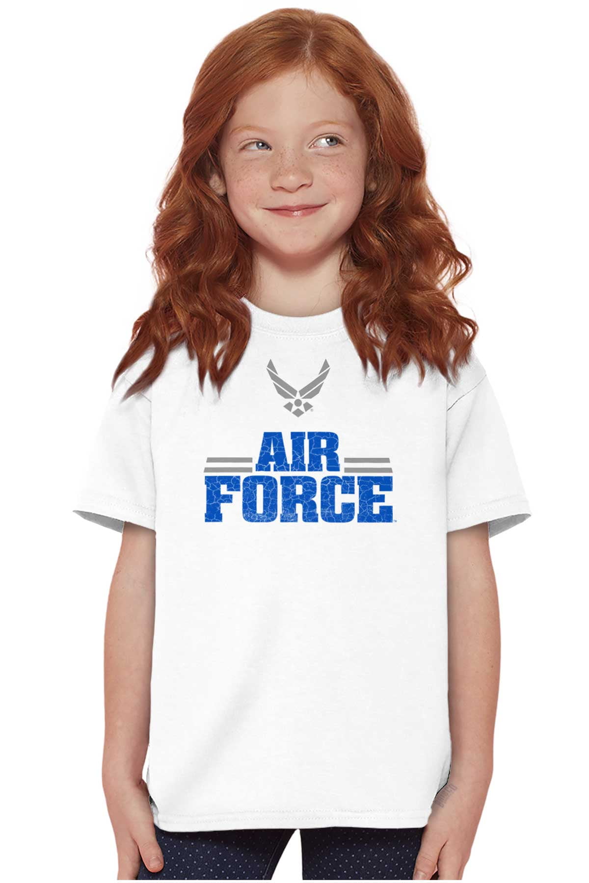 US Air Force Official USAF Wings Logo Crewneck T Shirts Boy Girl Teen ...