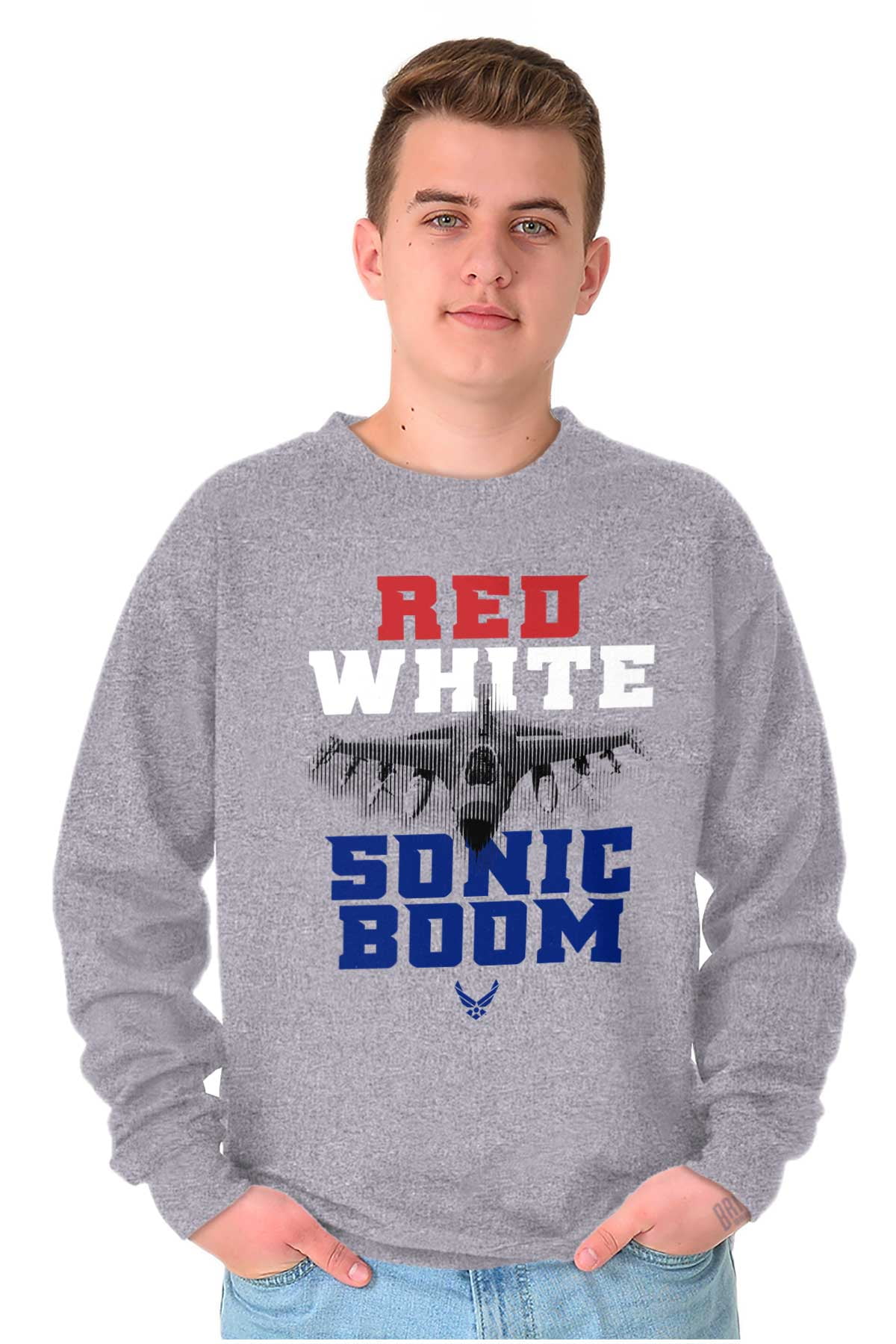 US Air Force Patriotic Sonic Boom Unisex Plus Size Sweatshirt Brisco ...