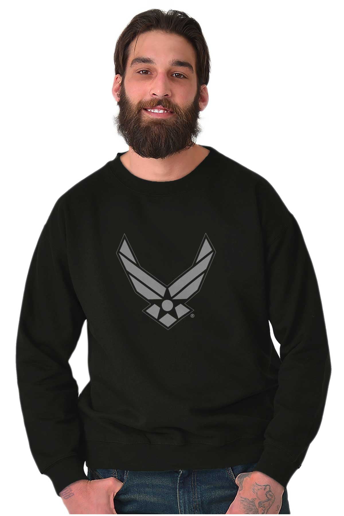US Air Force Pilot Symbol USAF Sweatshirt for Men or Women Brisco ...