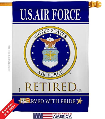 US Air Force Retired House Flags Pack Armed Forces USAF United State ...