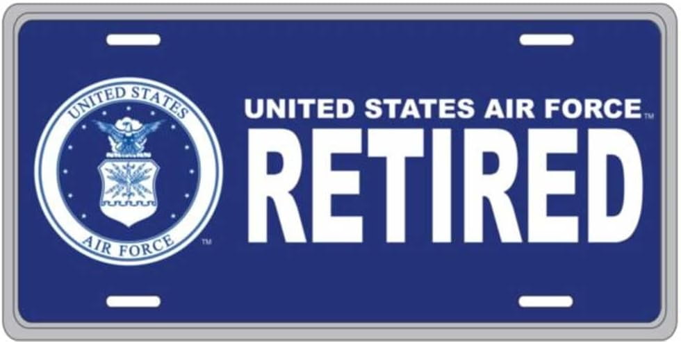 US Air Force Retired License Plate - Walmart.com
