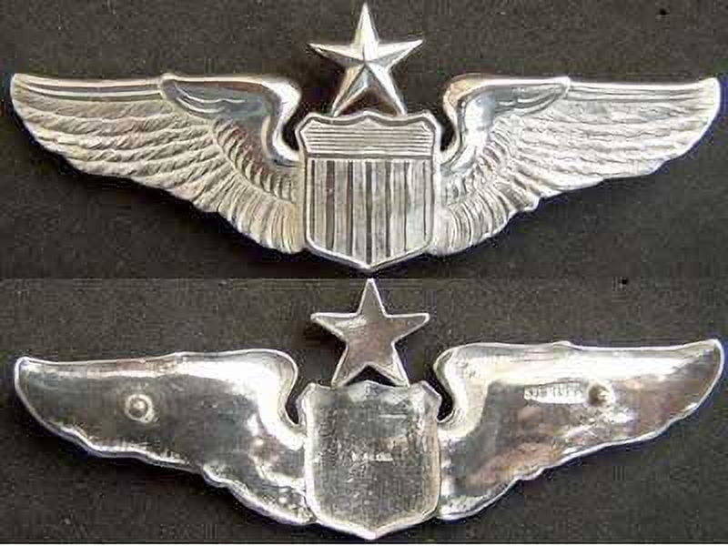 US Air Force Senior Pilot Wings Sterling Silver - Walmart.com