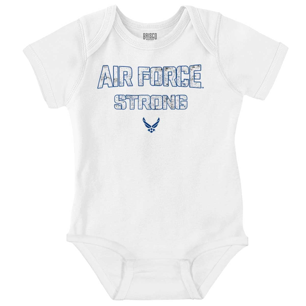 US Air Force Strong USAF Pride Romper Boys or Girls Infant Baby Brisco ...