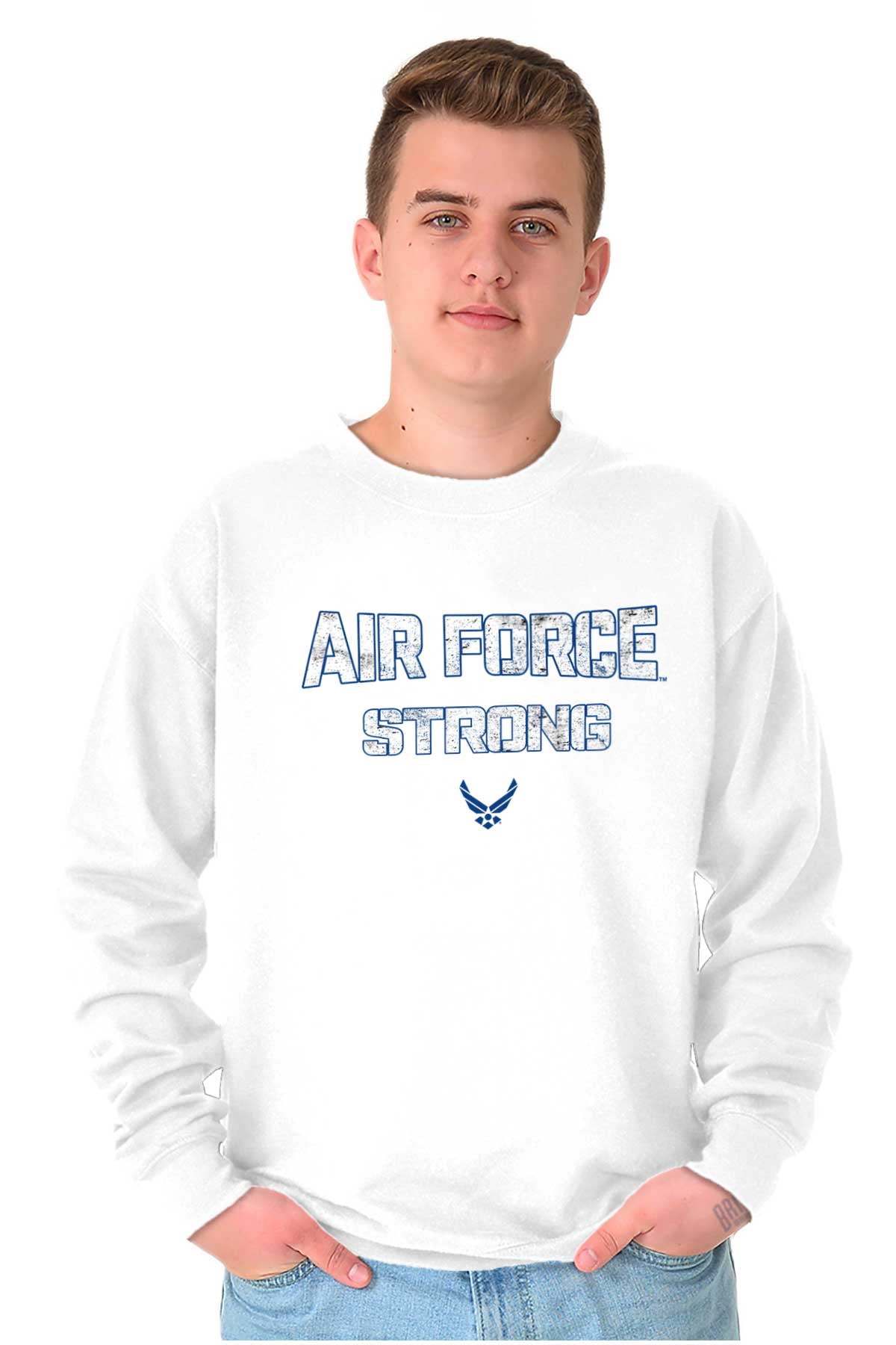 US Air Force Strong USAF Pride Unisex Plus Fleece Graphic Sweatshirt ...