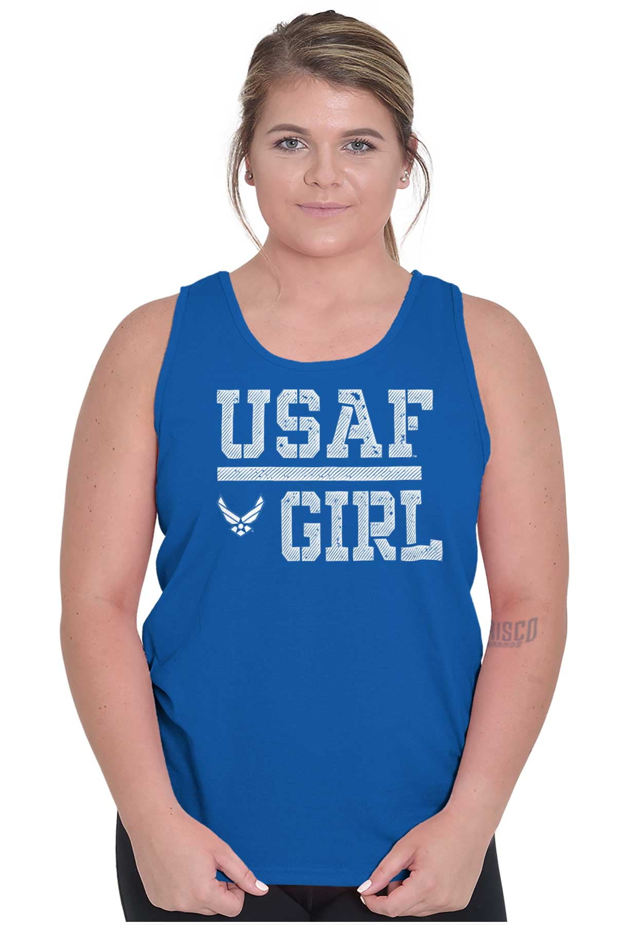 US Air Force USAF Girl Tank Top Tee Shirt Women Brisco Brands S ...