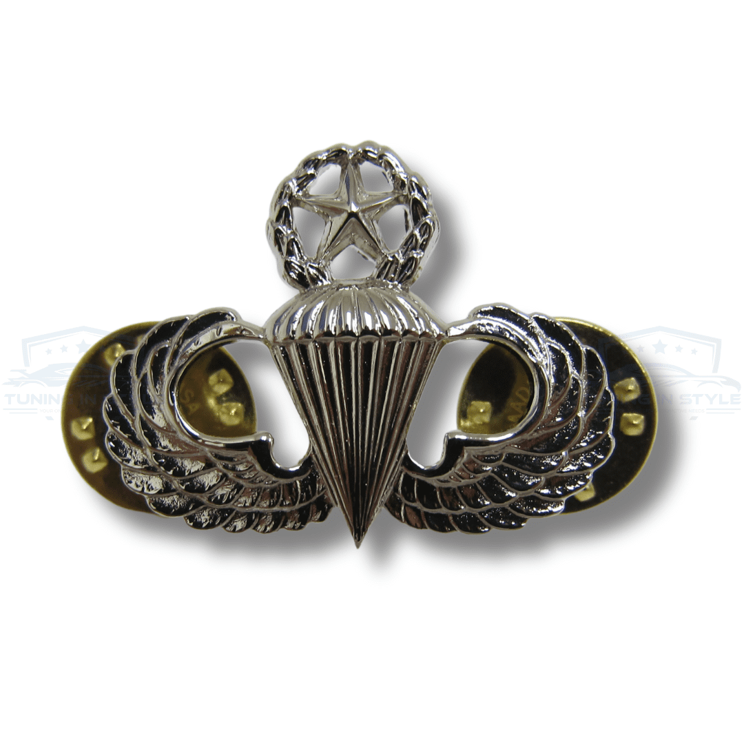 US Air Force USAF Master Parachutist Badge Stainless Steel Official ...