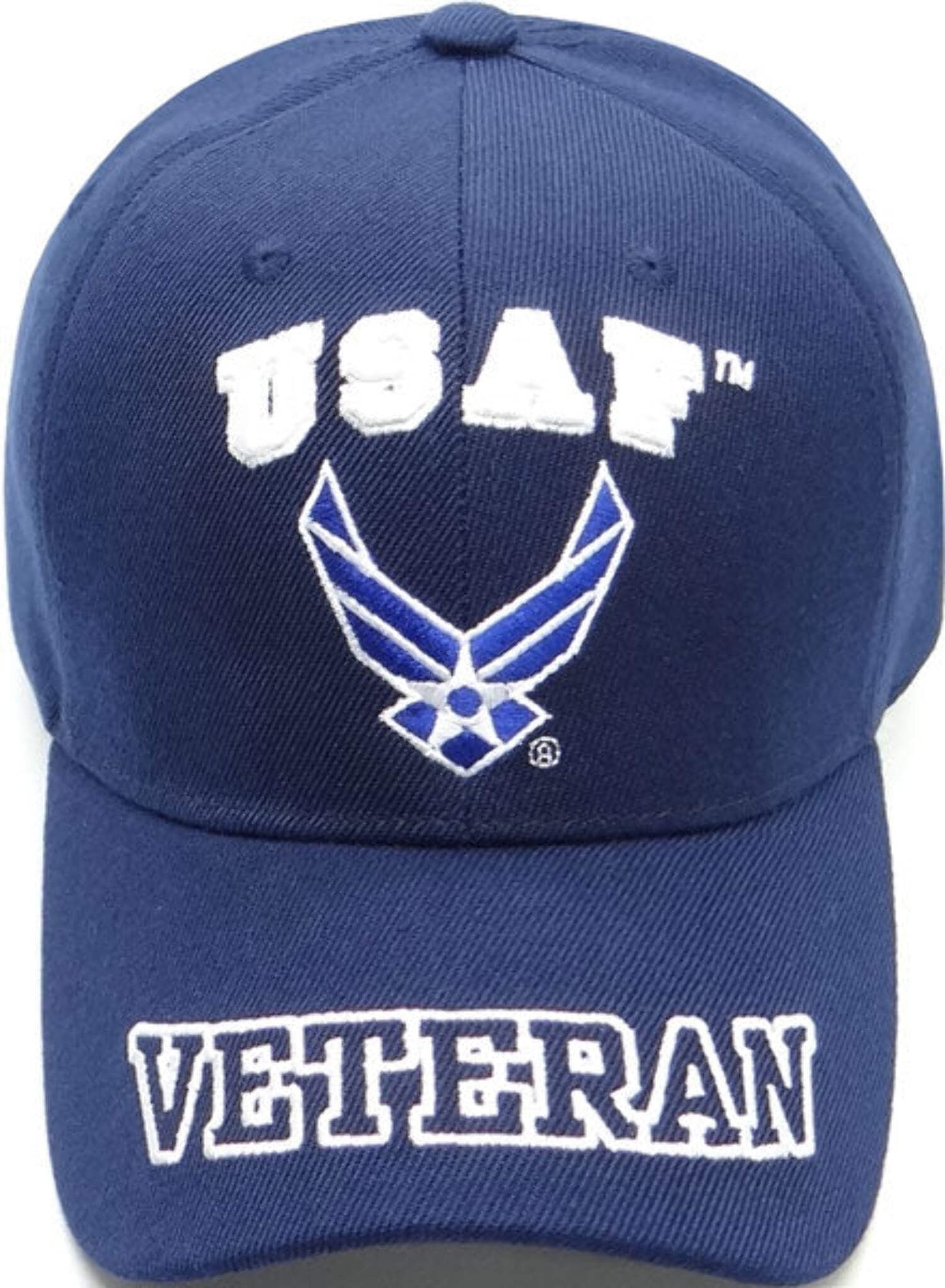 US Air Force USAF Veteran Blue Baseball Hat Cap - Walmart.com