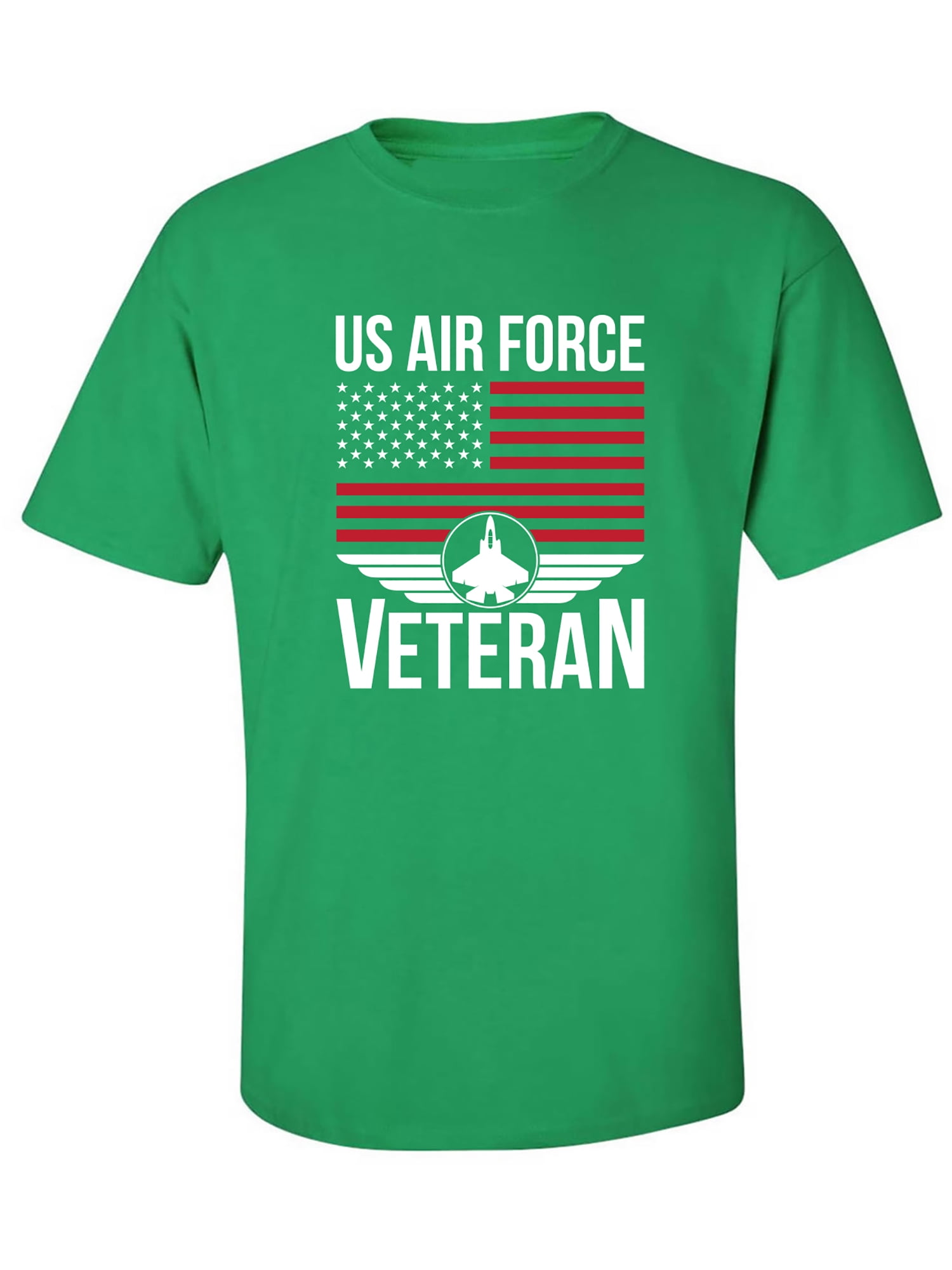 US Air Force Veteran Flag Adult Short Sleeve T-shirt - Walmart.com
