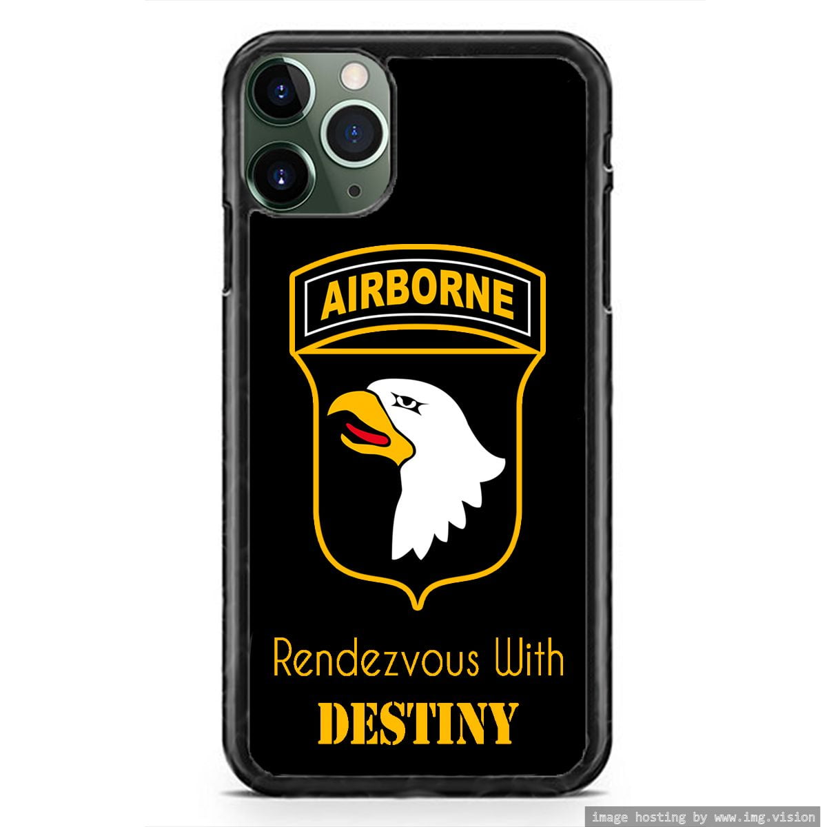 US Airborne Soldier AA Eagles Military Shockproof Hard Rubber Custom ...