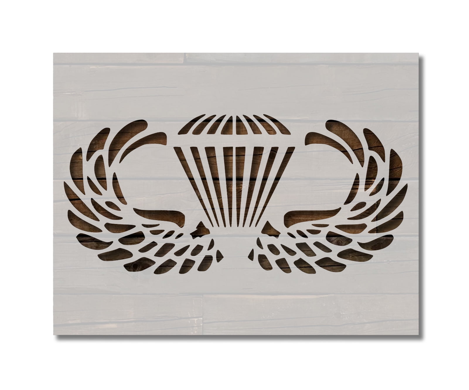 US Airborne Wings Paratrooper Military Stencil Template Reusable 8.5 x ...