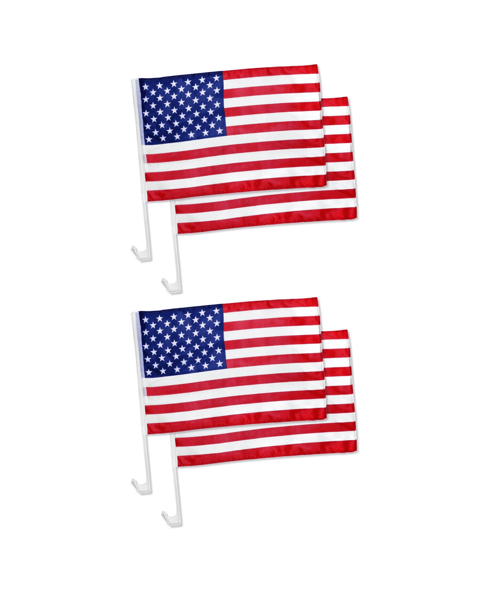 US Car Flags Car 12" 17" Exterior Automotive Accessories - Walmart.com
