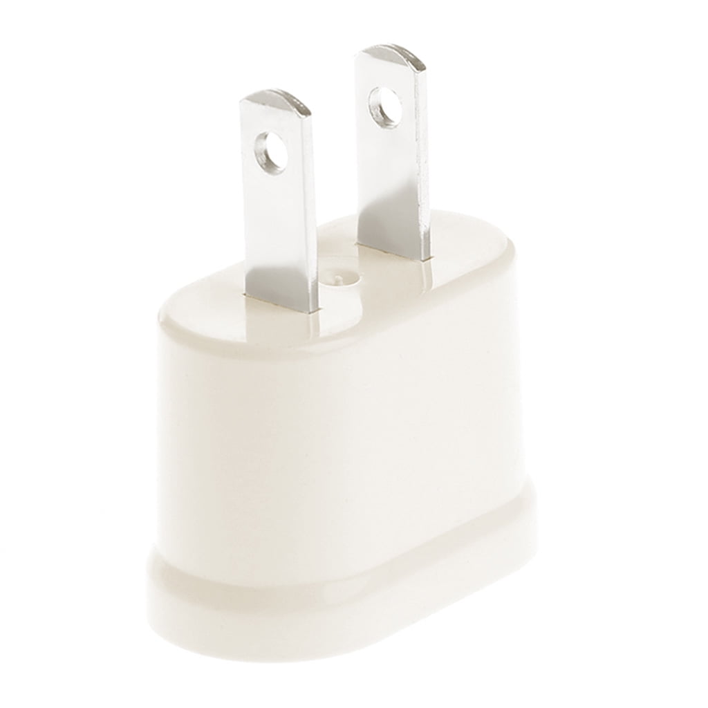 US American Travel Adapter 2 pin European EU To US Plug Power Adapter ...