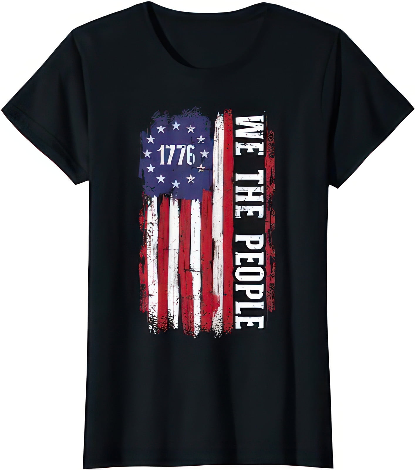US American flag 1776 we the people for independence day T-Shirt T ...