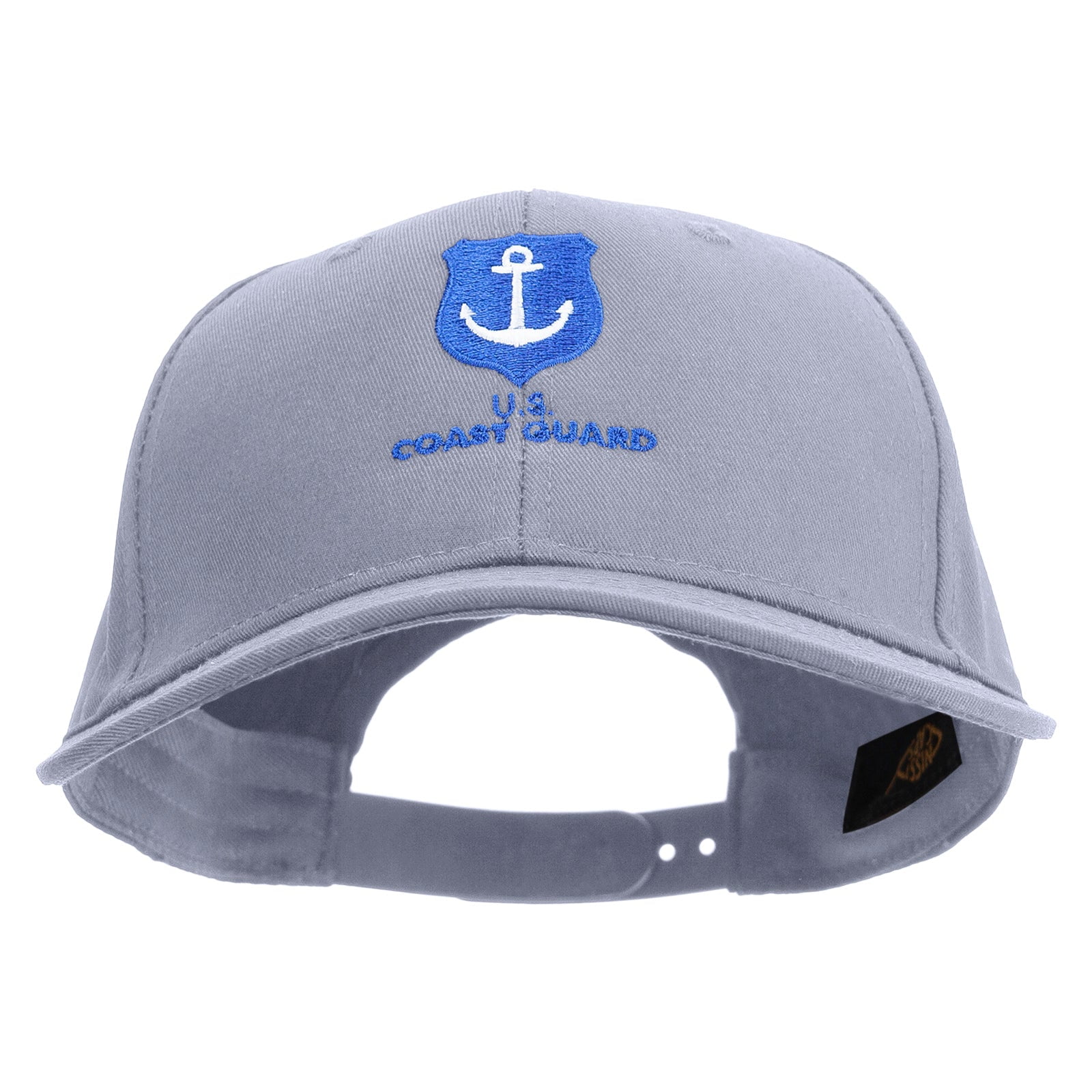 US Anchor Coast Guard Embroidered Six Panels Pro Style Cap - Grey OSFM ...
